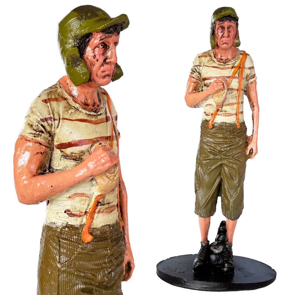 Boneco Chaves Turma Do Chaves Seu Madruga De Resina Coleção | Shopee Brasil