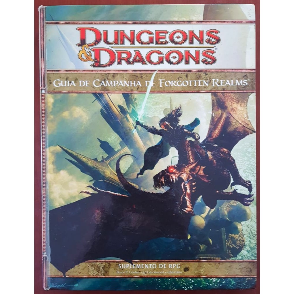 Guia de Campanha de Forgotten Realms 4.0 - Dungeons And Dragons - Livro de Rpg/d&d/dnd | Shopee ...