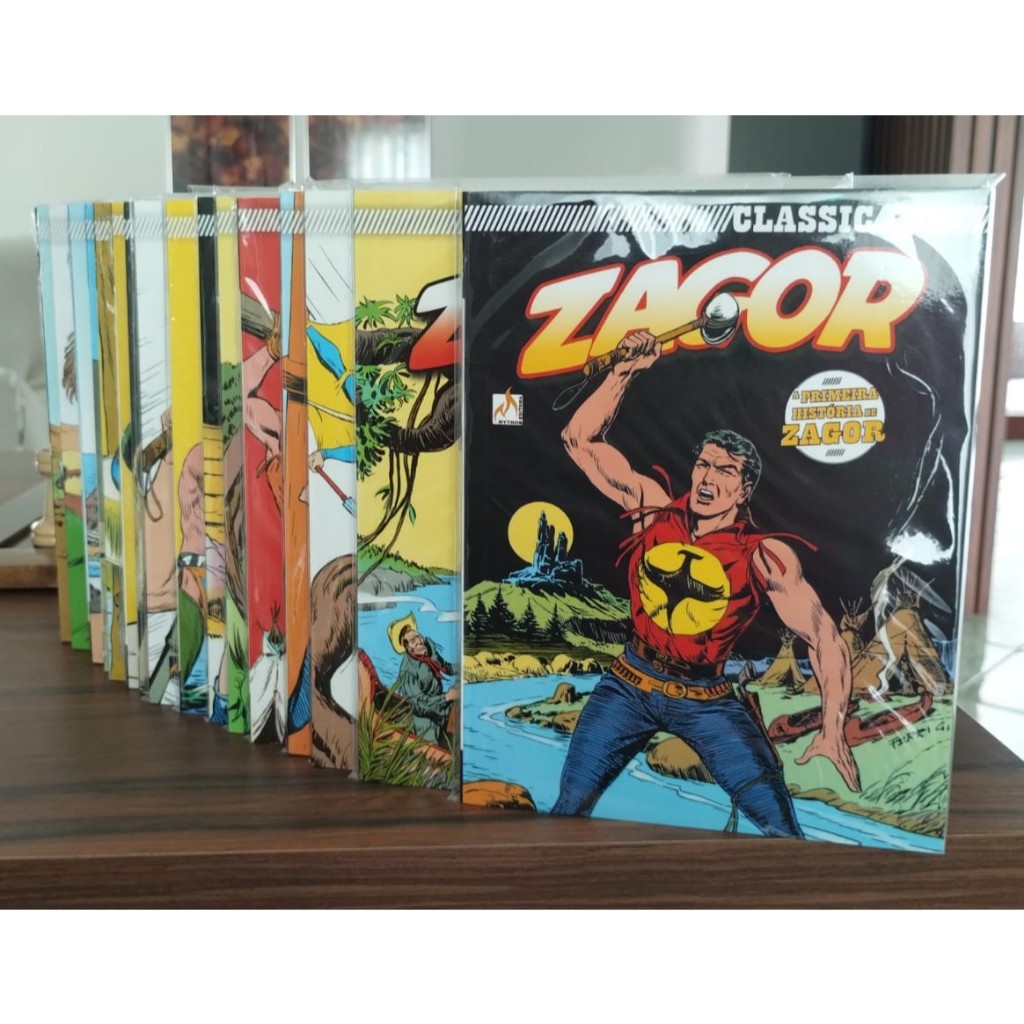 COLEÇÃO ZAGOR CLASSIC COMPLETA EM 20 VOLUMES (AVENTURAS DE ZAGOR NA ...