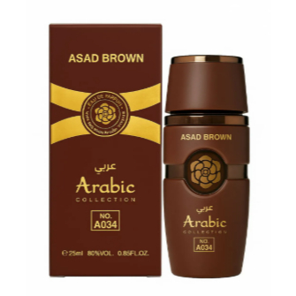 Perfume Árabe Miniatura Asad Bourbon 25ml - 8 Horas Fixação - Arabic ...