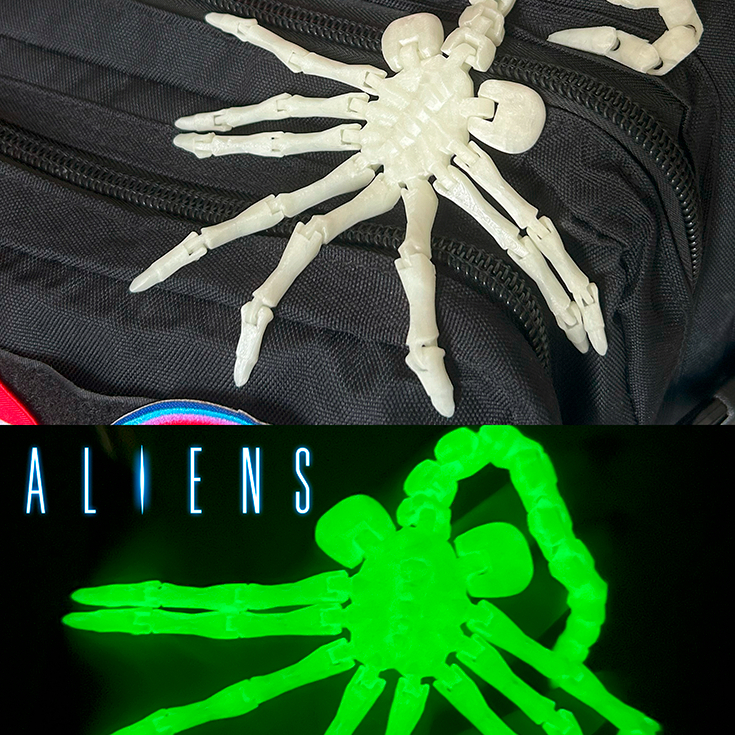 Facehugger Aliens Alien Earth Articulado - 3D | Shopee Brasil