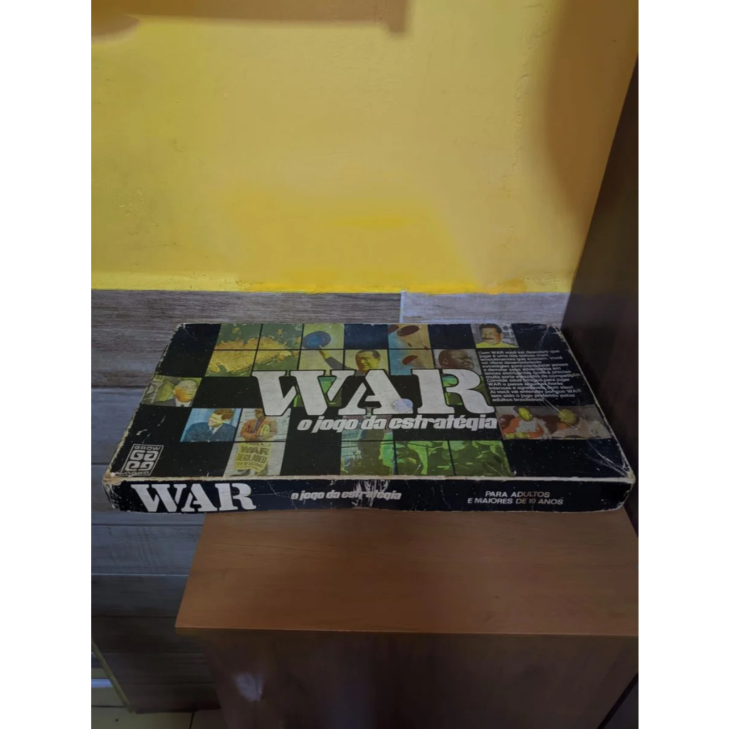 JOGO WAR GROW DÉCADA DE 80 – COMPLETO E RARO | Shopee Brasil