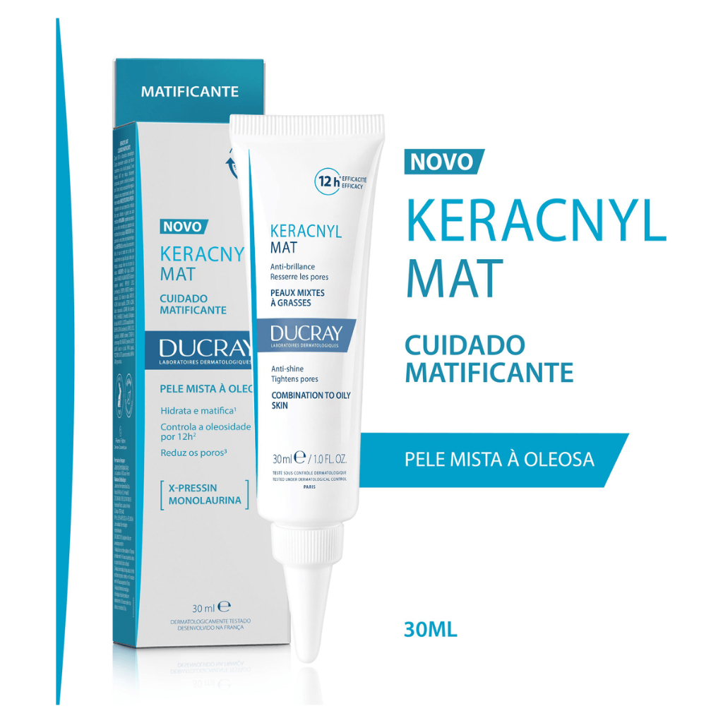 Ducray Keracnyl Mat Cuidado Matificante 30ml | Shopee Brasil
