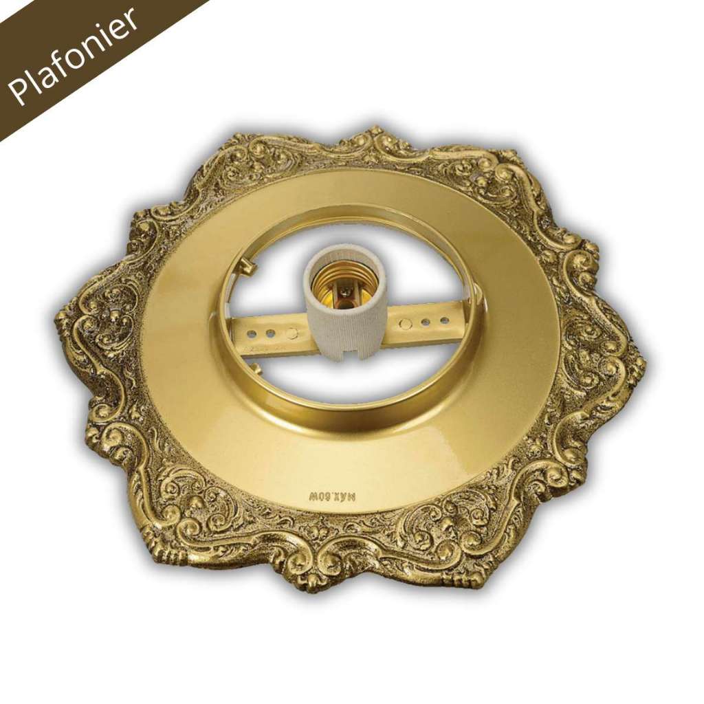 Plafonier BV Bronze Soquete em porcelana Pavilonis | Shopee Brasil