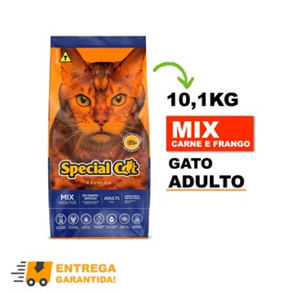 Ração Para Gatos Special Cat Sem Corantes Sabores Mix de Carnes 10.1kg ...