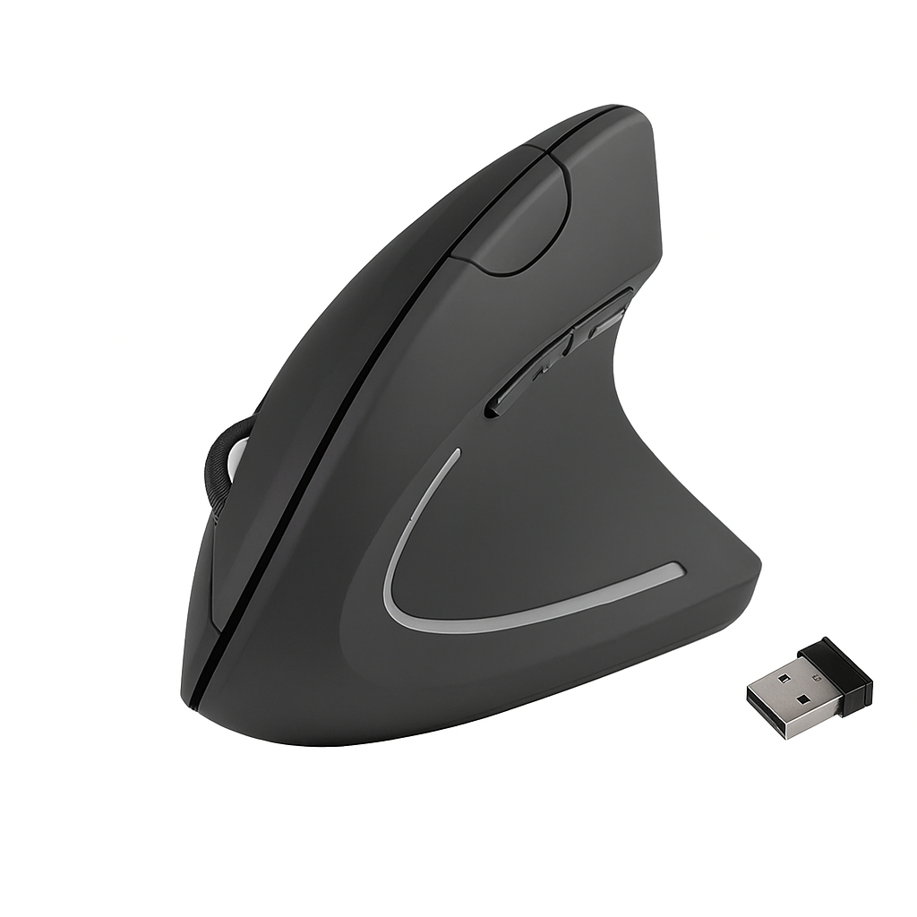 Mouse Ergonômico Vertical Sem Fio Silencioso Home Office PC | Shopee Brasil
