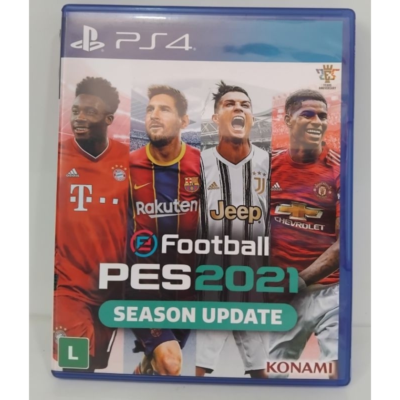 Football Pes 2021 Season Update Ps4 Midia Fisica | Shopee Brasil