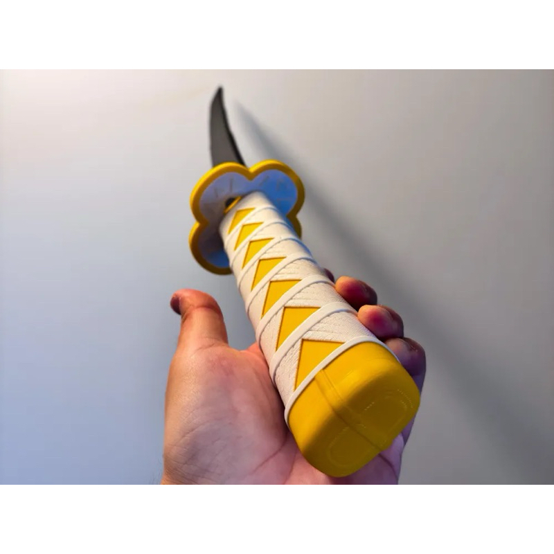 ⚡ Espada Katana Nichirin Retrátil – Zenitsu (Kimetsu no Yaiba ...