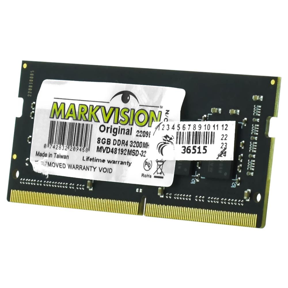MEMORIA P/ NOTEBOOK DDR4 8GB 3200MHZ MARKVISION | Shopee Brasil