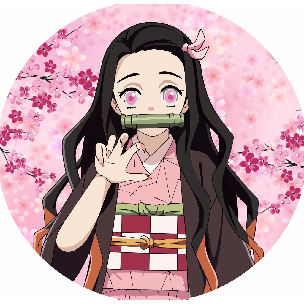 Painel em Lona Redondo - Tema Nezuko | Shopee Brasil