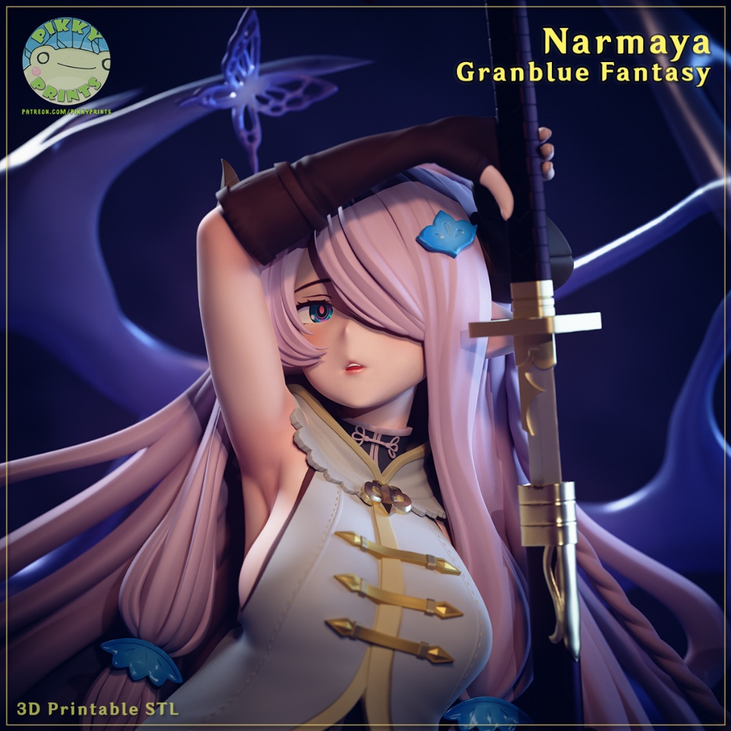 Narmaya - Action Figure em Resina - Granblue Fantasy - Anime - Game ...