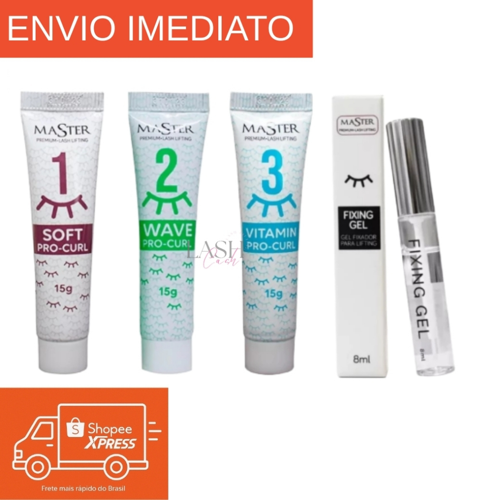 Kit Master Lashlifting Browlamination Passo 1 15g,2,3 e Fixing gel ...