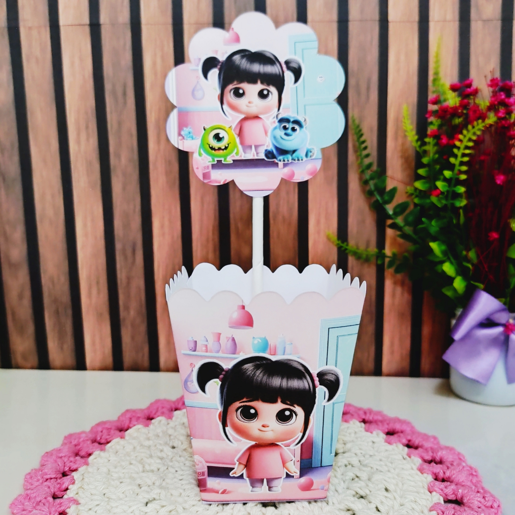 Centro de Mesa BOO MONSTRO SA - cachepô para mesa para decoração de ...