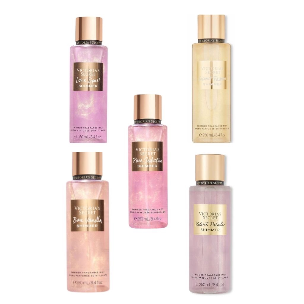 Victoria's Secret Body Splash Shimmer 250ml – com brilho | Shopee Brasil