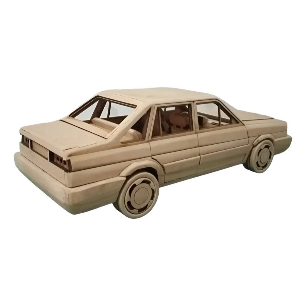 Miniatura Em Mdf Carro Santana Escala 1/10 Monte O Seu Mdf Cru | Shopee ...