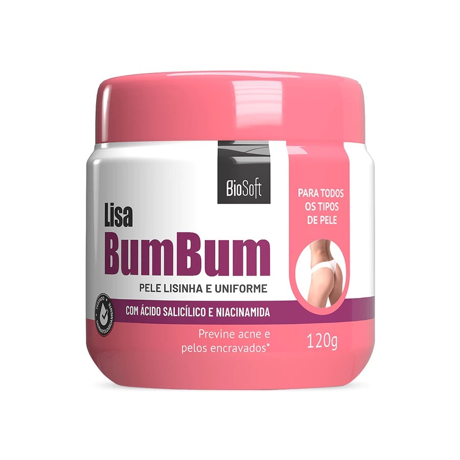 Creme Hidratante Corporal Lisa Bumbum Bio Soft 120g (Bumbum Lisinho ...