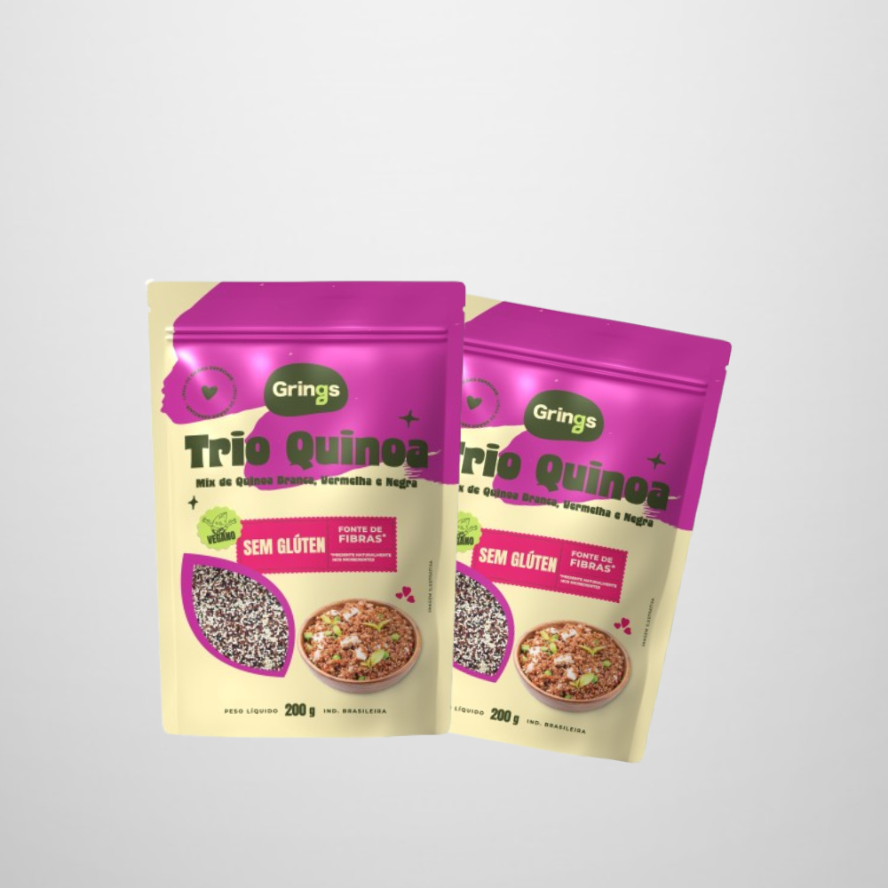 Kit 2x Trio Quinoa Sem Glúten 200 Gramas Grings | Shopee Brasil