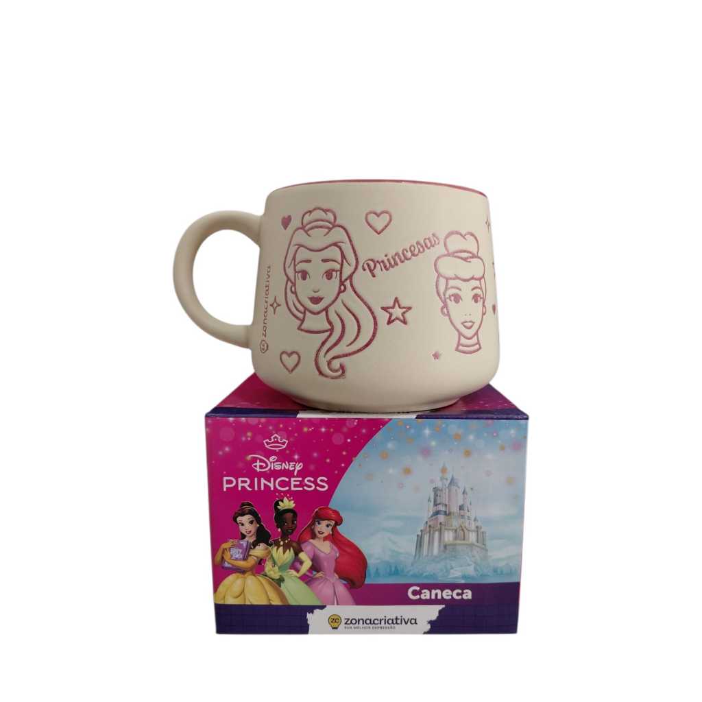 Caneca Princesas Moma Oficial Disney 500ml Presente | Shopee Brasil