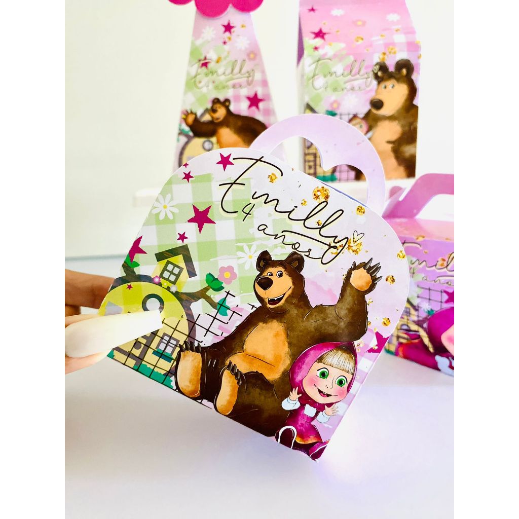 Kit Festa Paper Classico - Masha e o Urso | Shopee Brasil