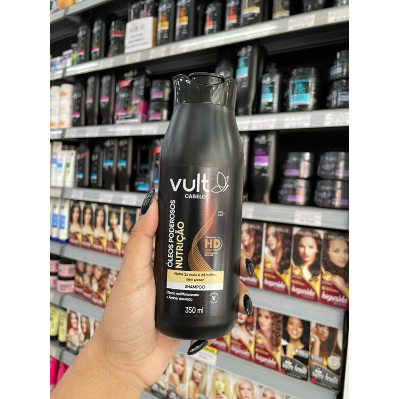 Shampoo Vult Cabelos Óleos Poderosos Nutrição 350ml | Shopee Brasil