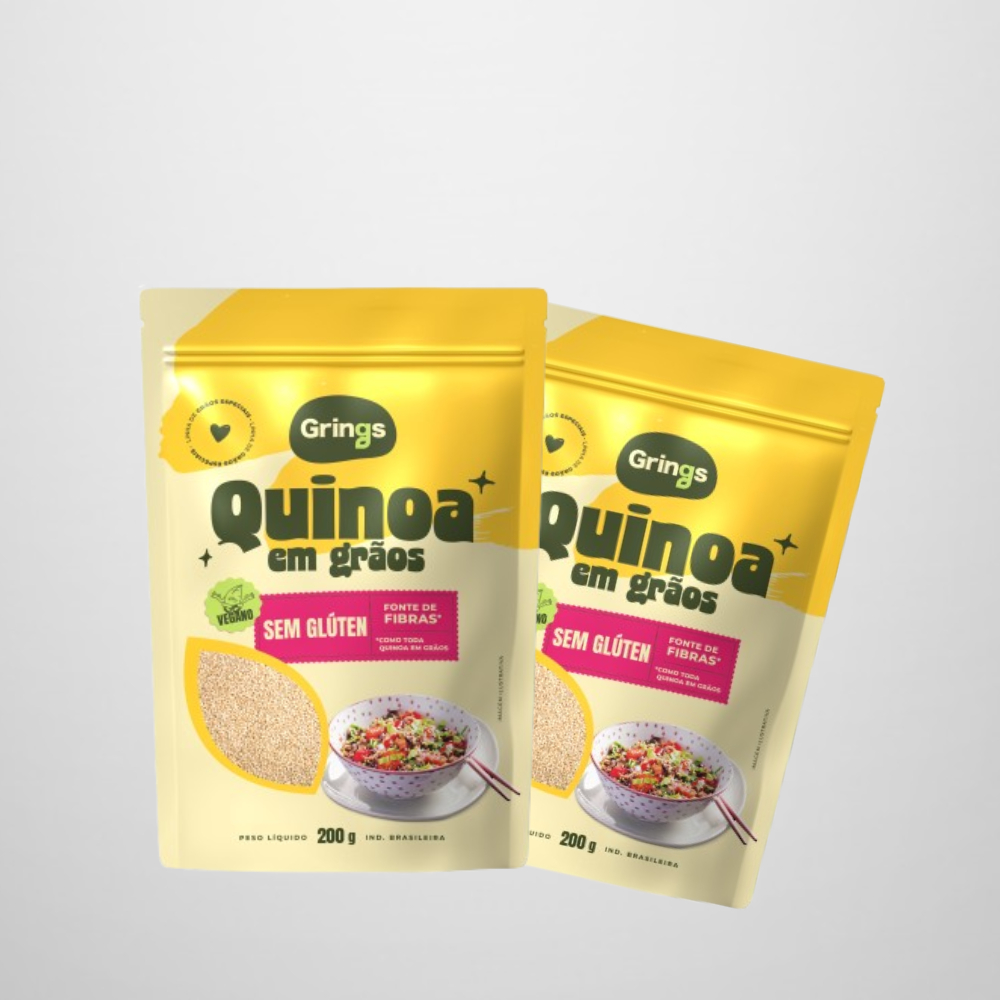 Kit 2x Quinoa Grãos Sem Glúten 200g | Shopee Brasil