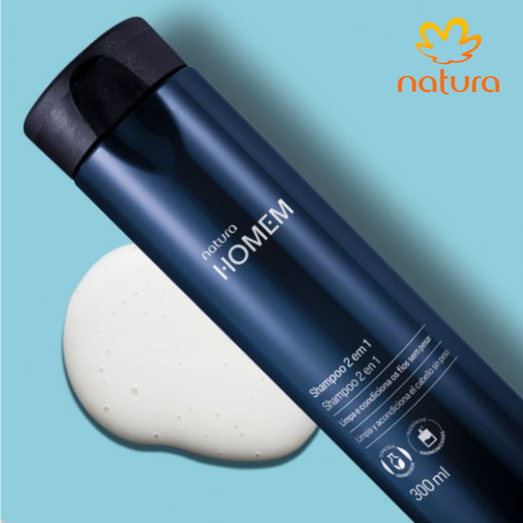 Shampoo Natura Homem 2 em 1 300ml | Shopee Brasil