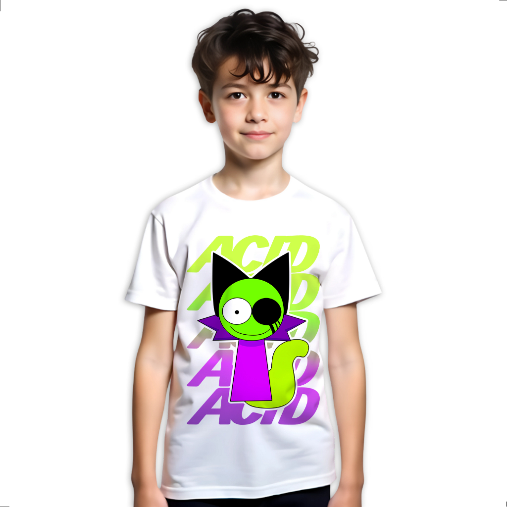 Camiseta Infantil Acid Sprunki Incredibox Turma LK595 | Shopee Brasil