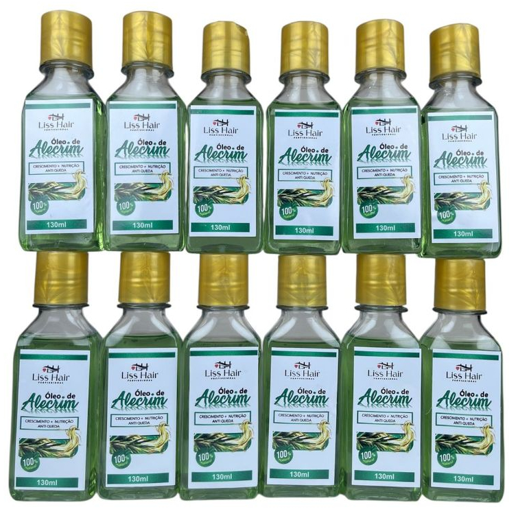 Óleo de Alecrim Capilar Fortalecimento da Raiz e Crescimento dos Fios ...