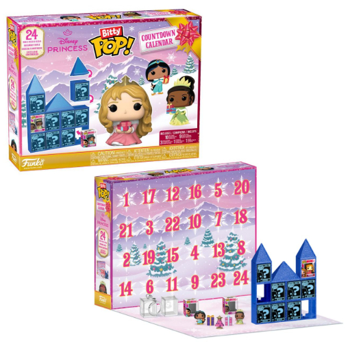 Funko Bitty POP - Disney: Countdown Advent Calendar - Princess 2025 ...