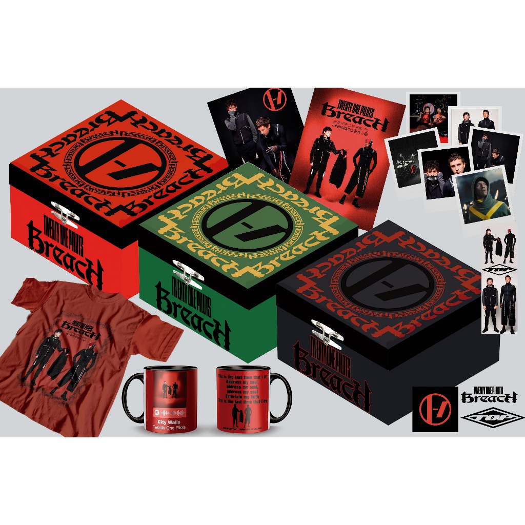 Box Caixa de presente Twenty one Pilots álbuns CLANCY Breach Vessel ...