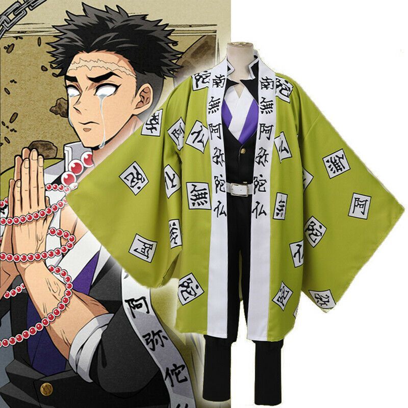 Manto , capa , GYOMI DEMON SLAYER , fantasia cosplay anime, INFANTIL ...