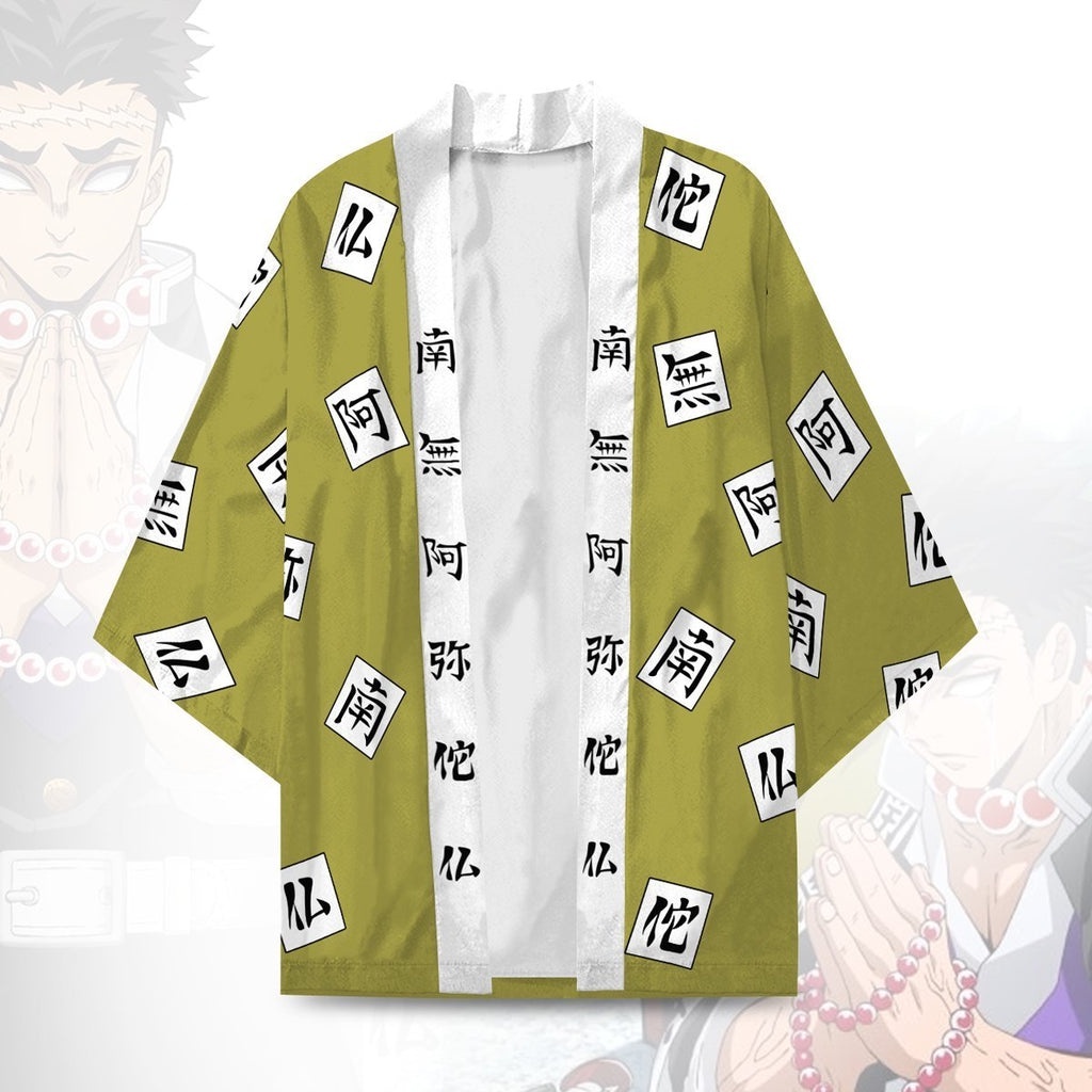 Manto , capa , GYOMI DEMON SLAYER , fantasia kimono cosplay anime ...