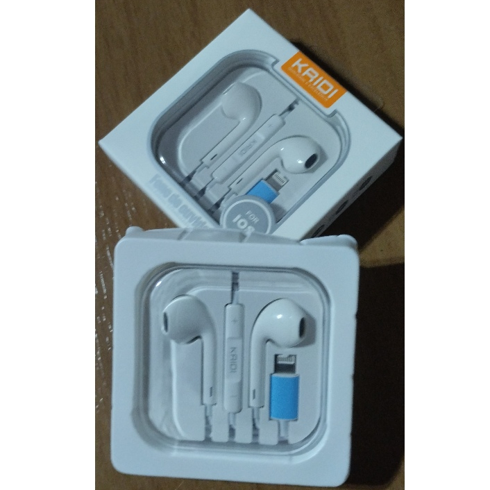 Fone De Ouvido Lightining Compatível Com iPhone Kaidi Kd-730 | Shopee ...