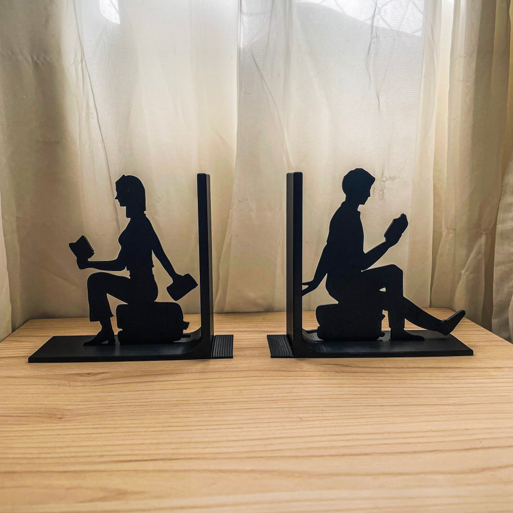 Aparador de Livros "Loucos por Livros" (Bookend) | Shopee Brasil