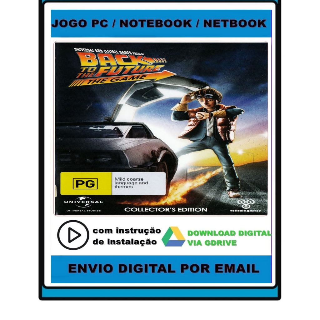 Back to the Future The Game - Pc | Shopee Brasil