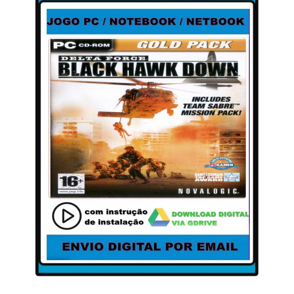 Delta Force Black Hawk Down - Gold Pack - Pc | Shopee Brasil