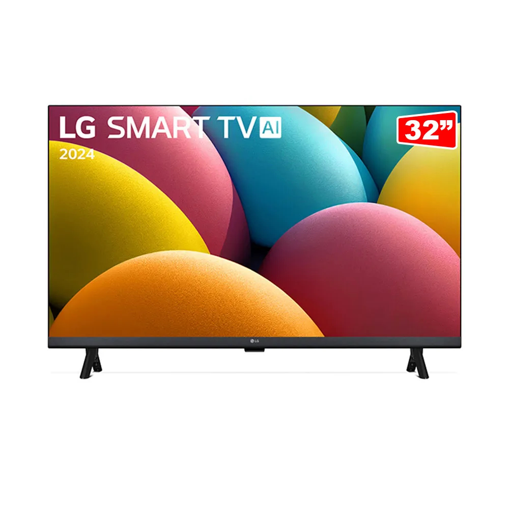 Smart TV LG 32″ HD 32LR600BPSA – Processador α5 AI Gen6, Alexa, webOS ...