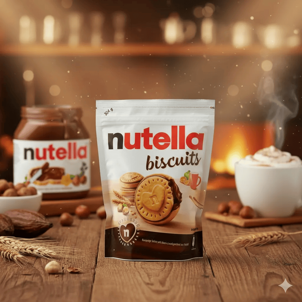 Biscoito Nutella Ferrero 304g - Embalagem Econômica | Original e ...