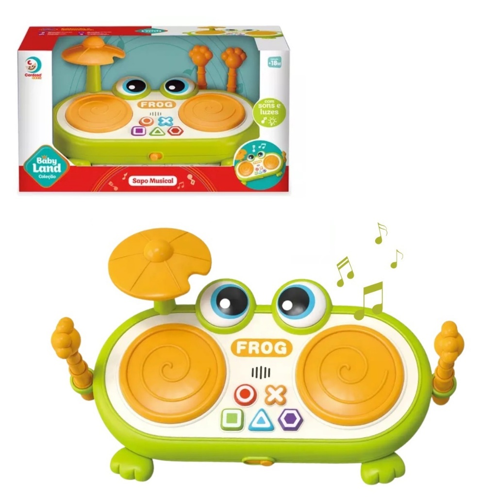 BAMBULUÁ Brinquedo Educativo Infantil Musical Interativo Bebê Bateria ...