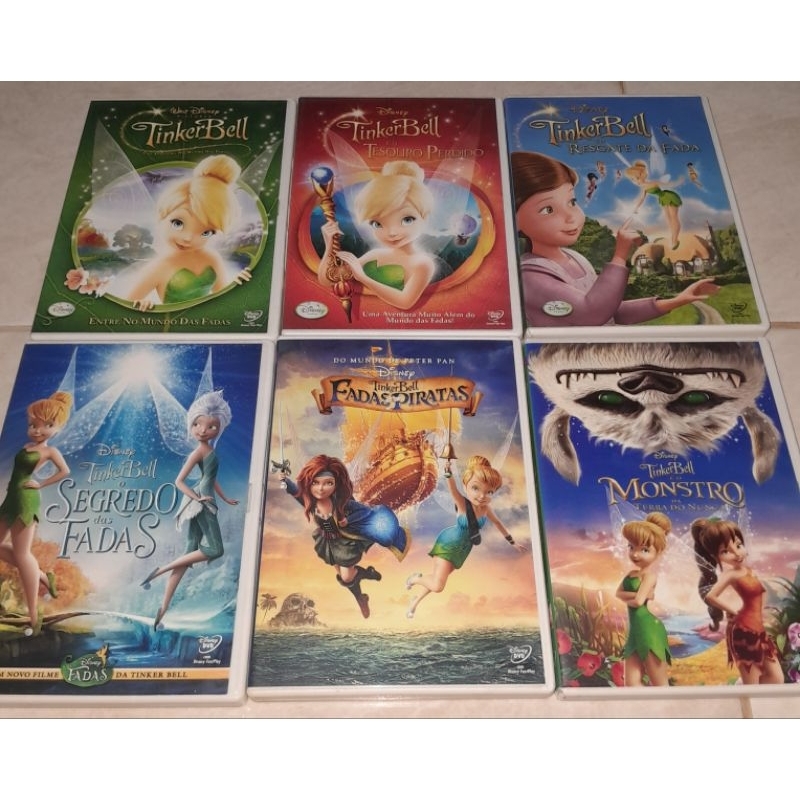 dvds tinker bell- fadas disney | Shopee Brasil