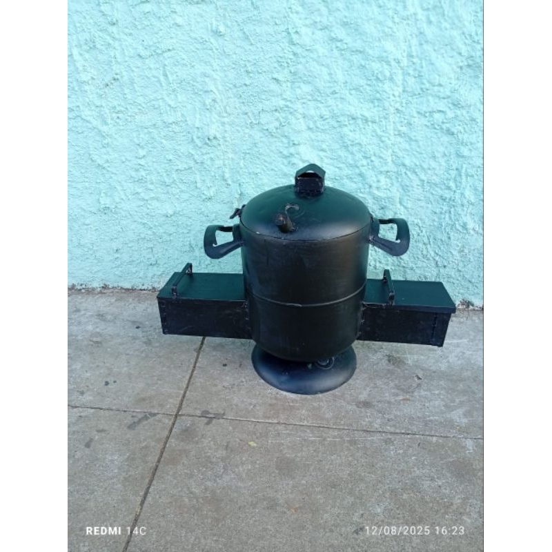 defumador caseiro para carne , linguiça e bacon pequeno e muito ...