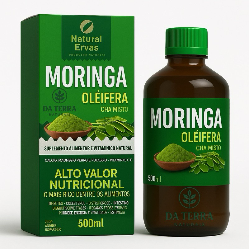 Moringa Oleífera Concentrado 500ml Natural Ervas – Suplemento ...