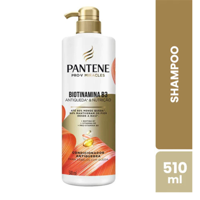 Shampoo Pantene Pro-V Miracles Biotinamina B3 510ml | Shopee Brasil