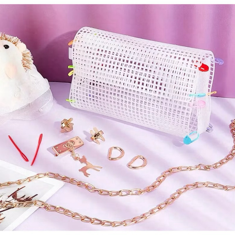 kit de malha chenille para bolsa crochê - vários modelos | Shopee Brasil