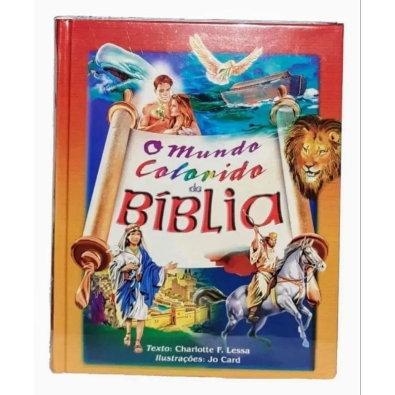 O Mundo Colorido Da Bíblia Para Crianças - Bíblia Ilustrada , De ...