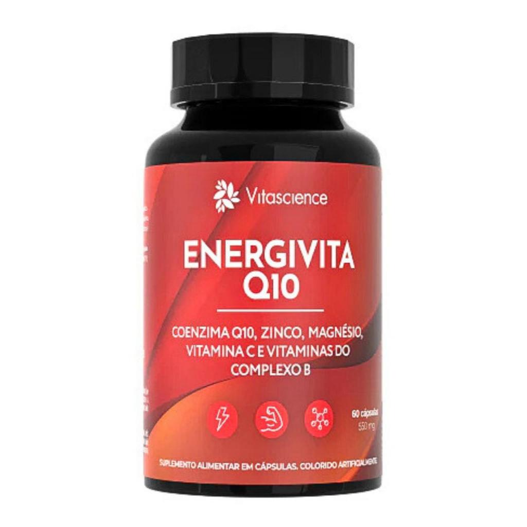 Energivita Q10 - Vitascience 60 Capsulas | Shopee Brasil