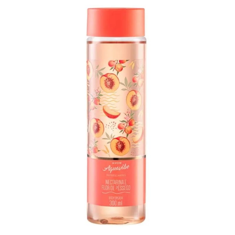 Body Splash Aqua Vibe Avon – Nectarina & Flor de Pêssego 300ml | Shopee ...
