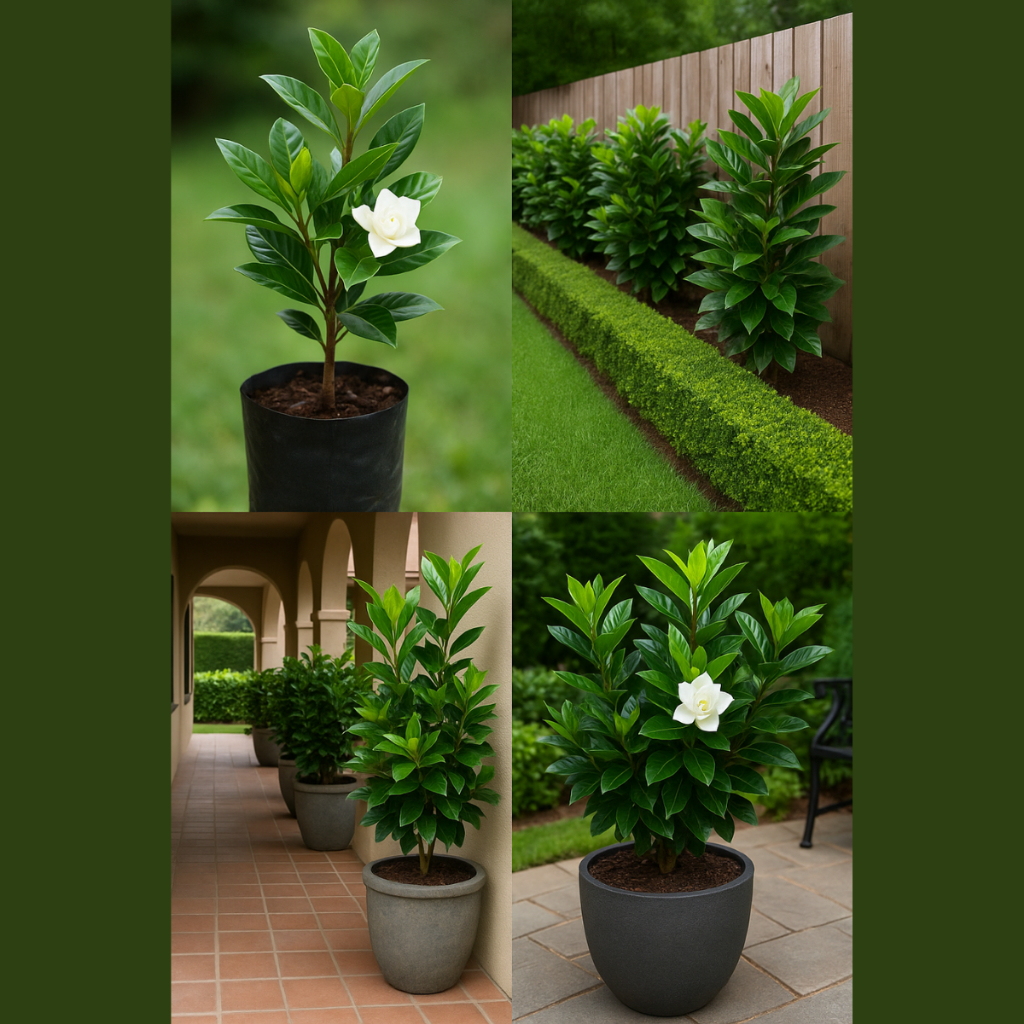Jasmim do Cabo Gardênia Planta Com Flor Branca Perfumada Muda Ideal ...