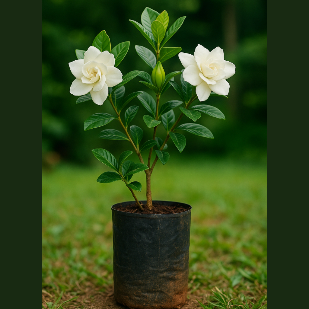 Planta Gardênia Jasmim do Cabo Muda de Flor Branca Perfumada Para ...