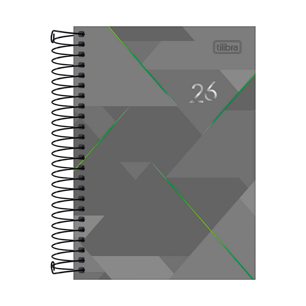Agenda Executiva Espiral Spot Masculina M9 Tilibra 2026 200 Folhas ...